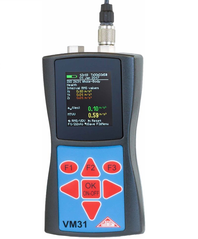 Vibrómetro triaxial METRA VM31 - Sensing, Sensores de Medida